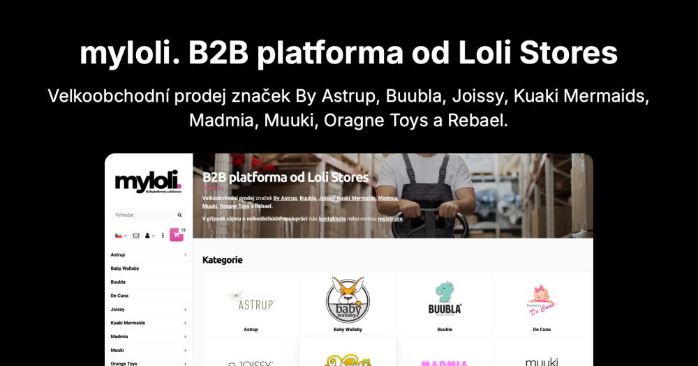 myLoli - B2B platforma od Loli Stores